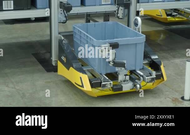 Demonstration of Smart warehouse management system with robotic ...