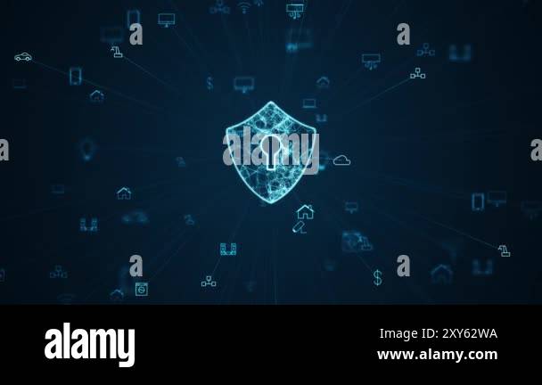 Digital composite shield symbol Stock Videos & Footage - HD and 4K ...