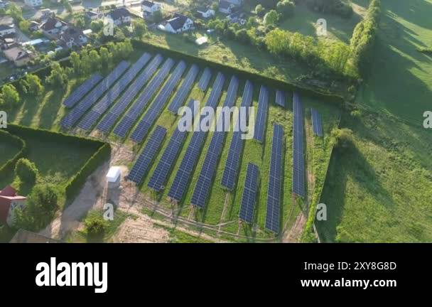 Green grass nature sun solar powered solar powered panel Stock Videos ...