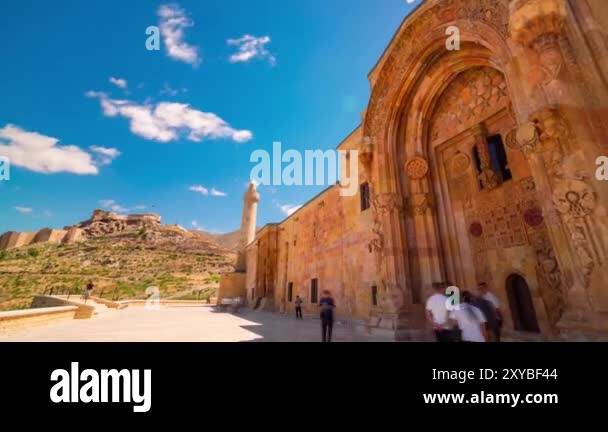 Timelapse footage of Divrigi Ulu Cami or Great Mosque of Divrigi in ...