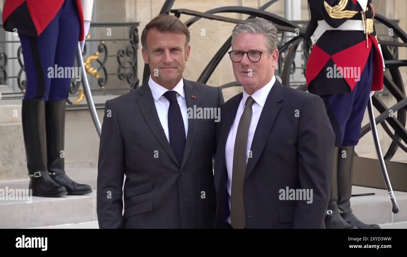 President emmanuel macron elysee Stock Videos & Footage - HD and 4K ...