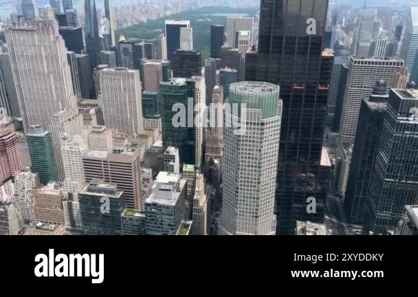This Aerial Video Captures New York Citys Skyline Featuring