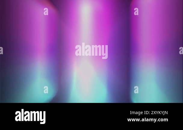 Abstract blurred rotating light beams resembling flashing beacons in ...