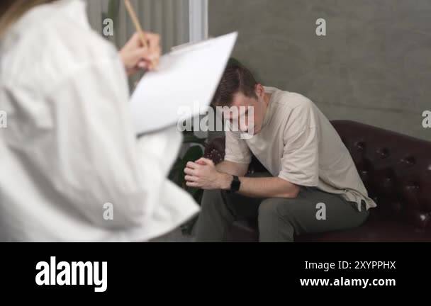 Vulnerable stressful young patient release emotion from traumatic event ...