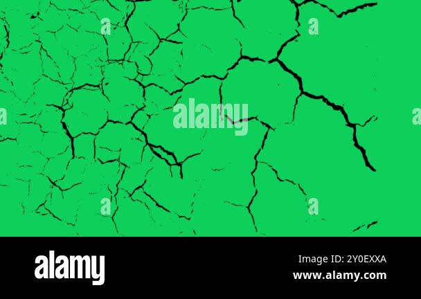 Green Screen cracks of wall, road cracks, floor cracks animation ...