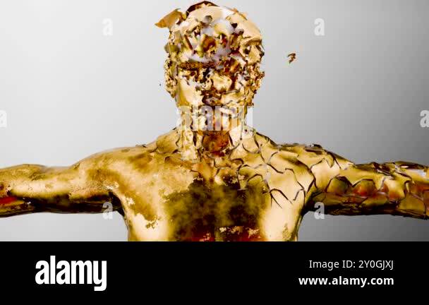 3d render human shattered Stock Videos & Footage - HD and 4K Video ...