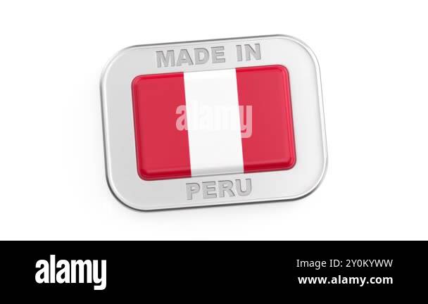 Made in peru badge Stock Videos & Footage - HD and 4K Video Clips - Alamy
