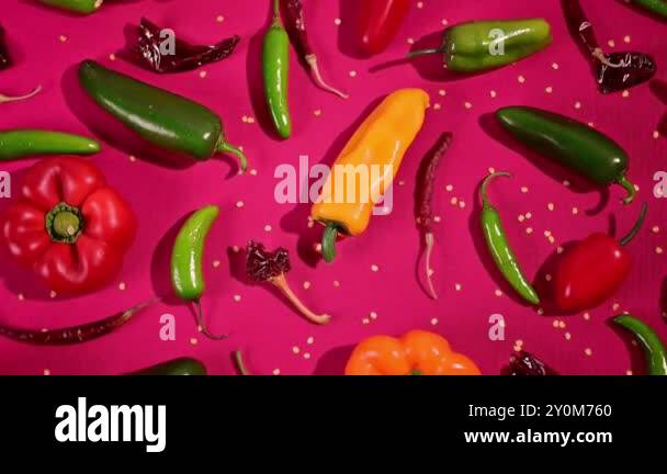 Red pepperoni chilli peppers Stock Videos & Footage - HD and 4K Video ...
