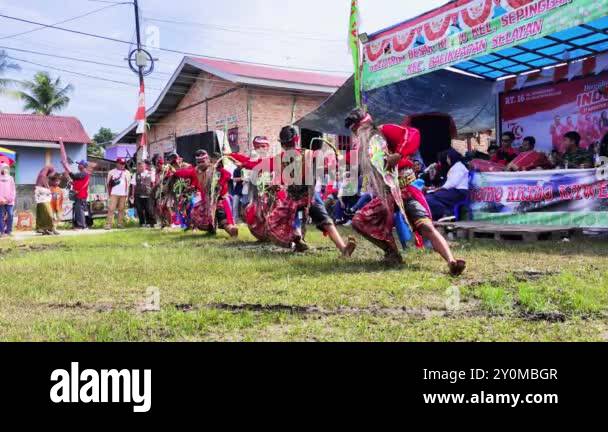 Balikpapan-Indonesia September 1st,2024 A performance of the kuda ...