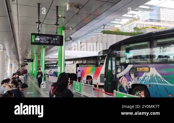 Japan bus stop sign Stock Videos & Footage - HD and 4K Video Clips - Alamy