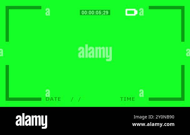 green screen cam recording hd overlay, digital camera frame viewfinder, with multiple settings ...