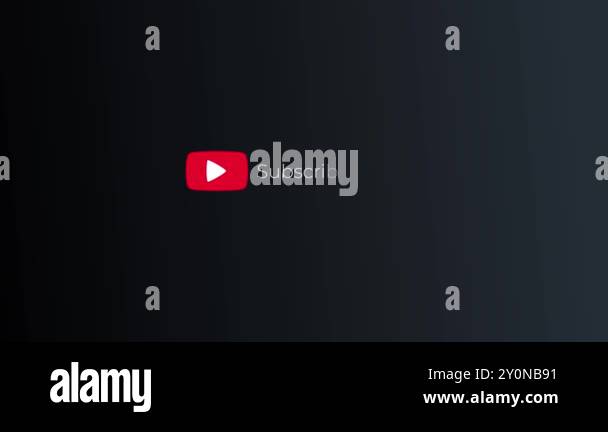 subscribe opener for videos with play button, like, bell notification ...