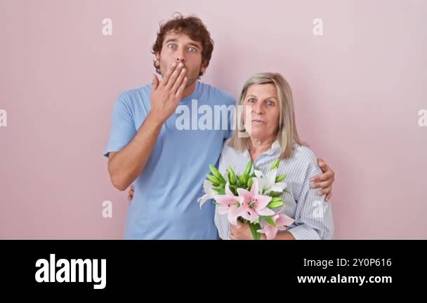 Mother gesture son surprise Stock Videos & Footage - HD and 4K Video ...