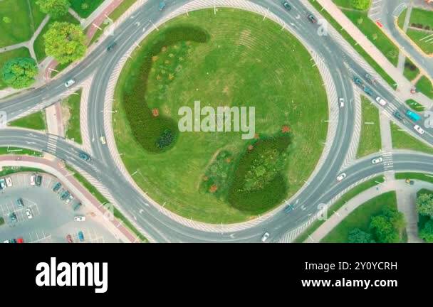 Roundabout birds eye view Stock Videos & Footage - HD and 4K Video ...