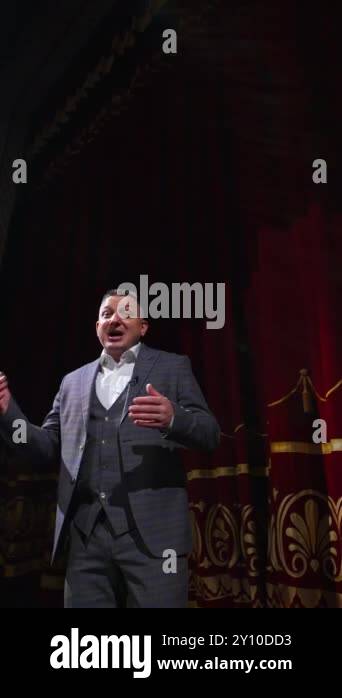 Musical theater and event hall of stage entertainment Stock Videos ...