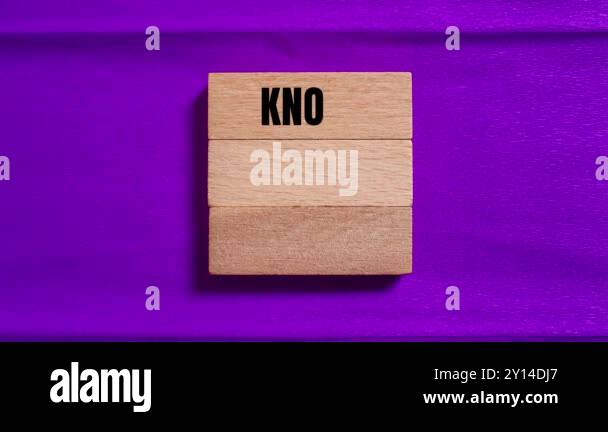 Know the rules message writing on wooden blocks on purple background. Conceptual know the rules ...