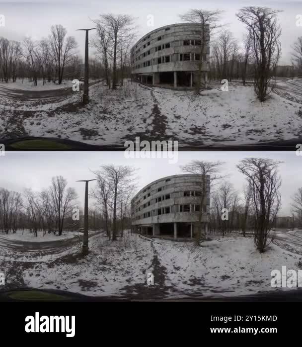 This 360-degree virtual tour video takes you inside the abandoned and ...