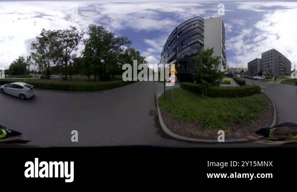 This 360-degree virtual tour of a modern apartment building provides an ...
