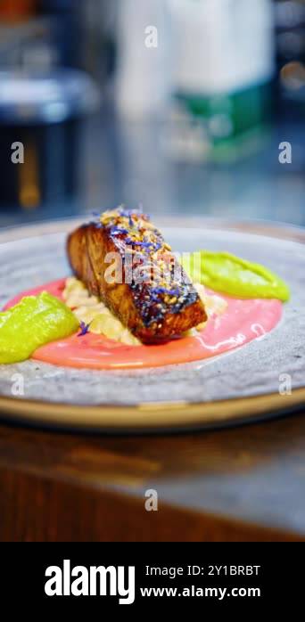 Chefs presentation dish sea Stock Videos & Footage - HD and 4K Video ...