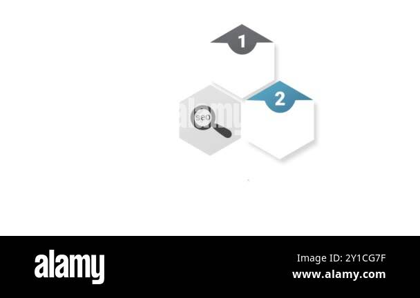 Six step business infographic Stock Videos & Footage - HD and 4K Video Clips - Alamy