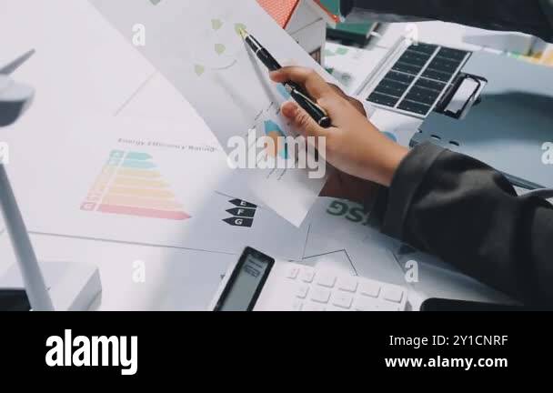 Business workplace paper chart Stock Videos & Footage - HD and 4K Video ...