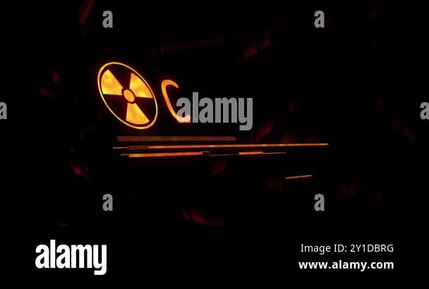Radiation symbol warning icon Stock Videos & Footage - HD and 4K Video ...
