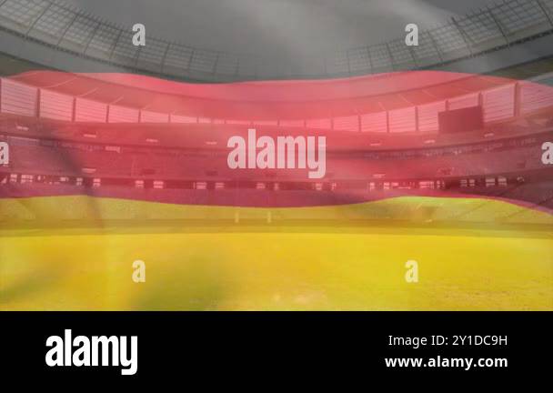 German football stadium with flags Stock Videos & Footage - HD and 4K ...