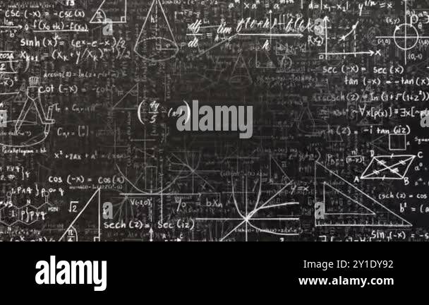 Animating mathematical equations and formulas over blackboard ...