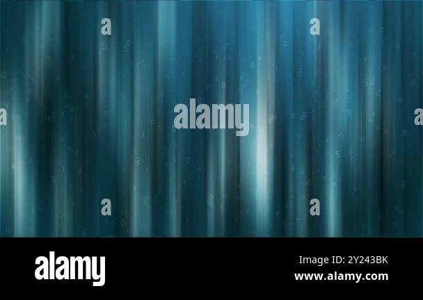 Abstract Blue Binary Code Background Web Developer Digital Computer Code Of Numbers Loop