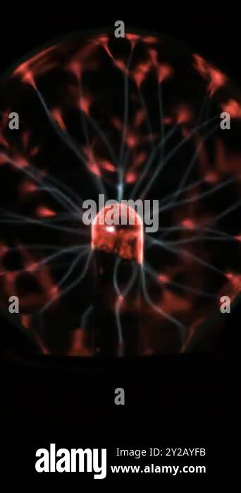 Electrostatic plasma sphere in the dark. Tesla coil - physics ...