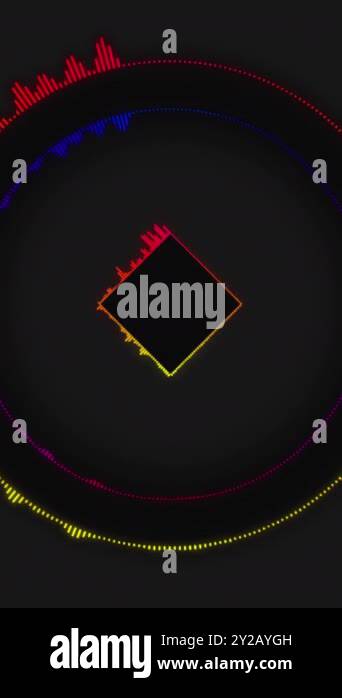 Simple circle equalizer audio spectrum Stock Videos & Footage - HD and ...