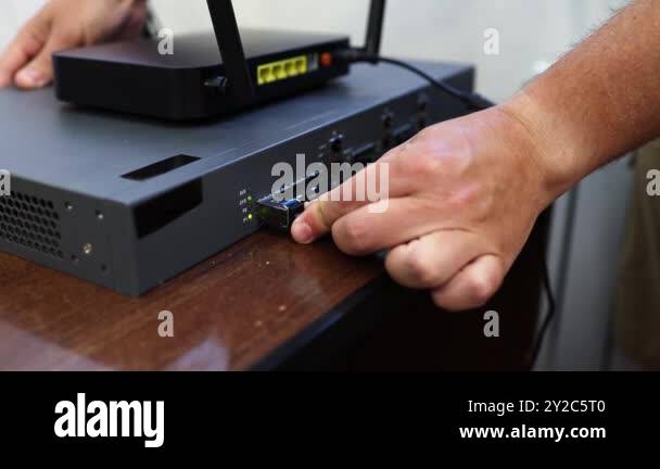 Connecting a router, router to the Internet network via an optical ... Connecting a router, router to the Internet network via an optical ...