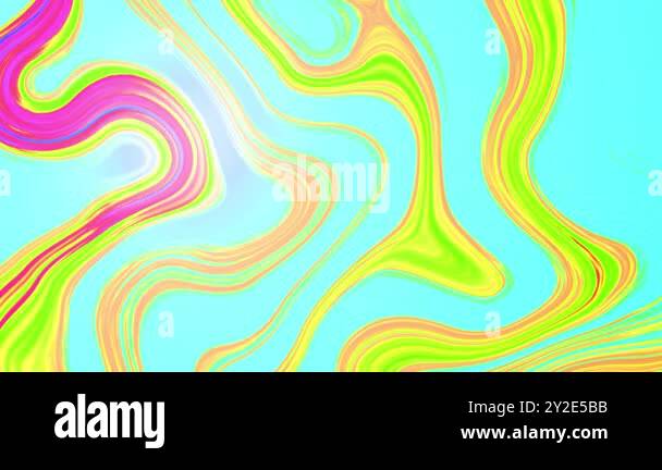 Dynamic background animation with flowing waves and colorful blobs ...