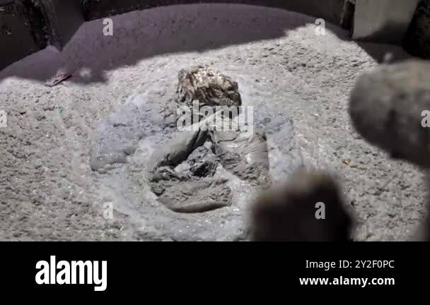 A large vat in which wet paper is boiled in the process of recycling ...