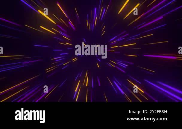 Abstract Neon Light Background with Seamless Loop Zoom Motion Stock ...
