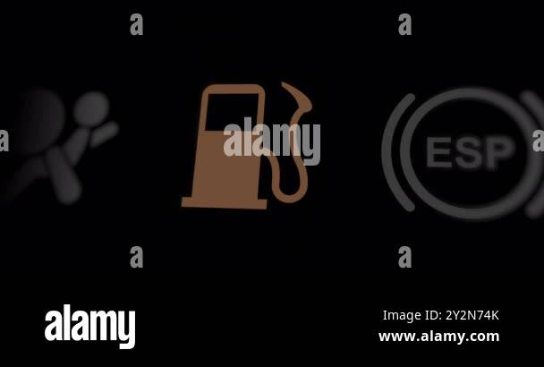 Fuel warning light symbol Stock Videos & Footage - HD and 4K Video ...