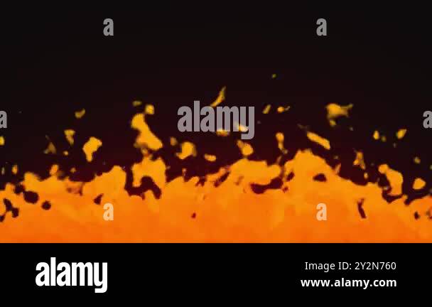 Cartoon Fire flames motion graphics element 2D animation background. 4K ...