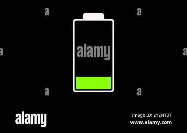 Battery Charging Animation Battery Icon Animation Battery Charge Level Animation Loop 