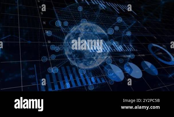 Visualizing global data with animated digital graphs and charts ... Visualizing global data with animated digital graphs and charts ...