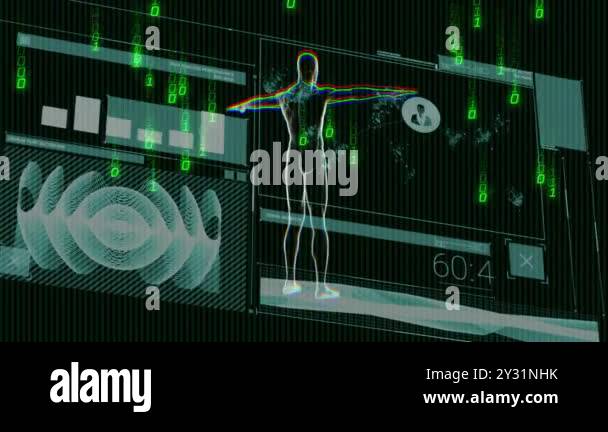 Biometric data visualization Stock Videos & Footage - HD and 4K Video ...