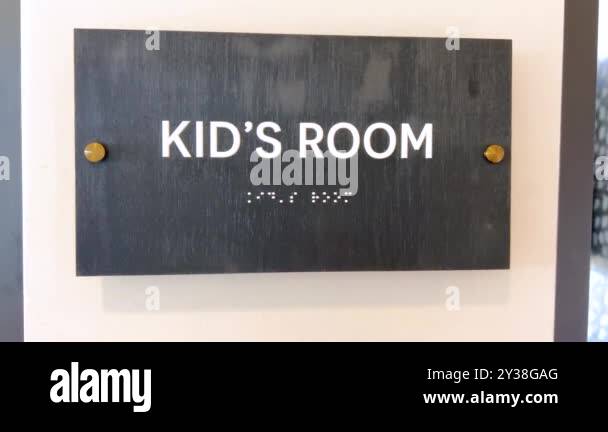 Kids room sign on Stock Videos & Footage - HD and 4K Video Clips - Alamy