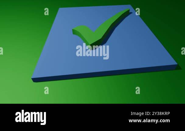 Checkmark green tick Stock Videos & Footage - HD and 4K Video Clips - Alamy
