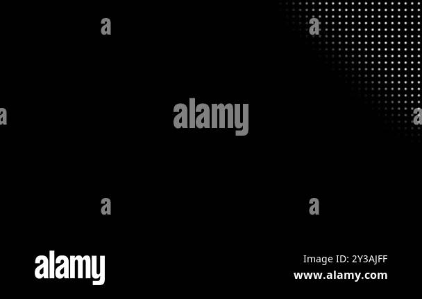 animated technological abstract background, halftone retro randomly and ...