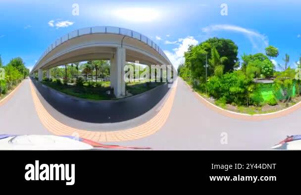 Miami, FL, USA - September 5, 2024: 360 Miami tour Underline and metrorail 8k 2024 Stock Video ...