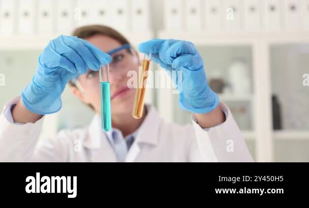 Female scientist looks test Stock Videos & Footage - HD and 4K Video ...