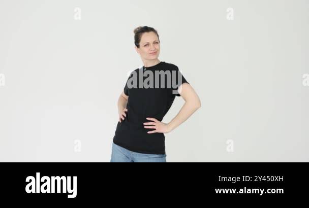 Hands on waist pose Stock Videos & Footage - HD and 4K Video Clips - Alamy