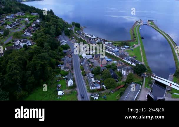 River ness inverness aerial Stock Videos & Footage - HD and 4K Video ...