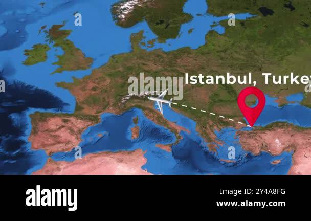 Istanbul turkey map in Stock Videos & Footage - HD and 4K Video Clips - Alamy