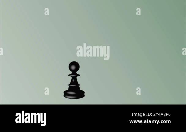 Pawn chess piece cartoon illustration Stock Videos & Footage - HD and ...