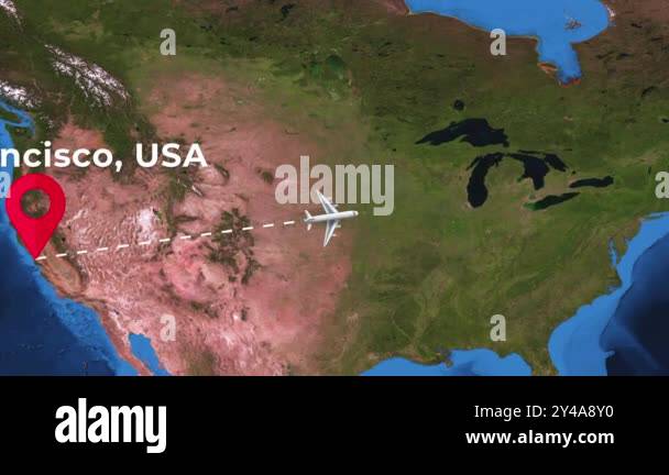 Transatlantic flight map Stock Videos & Footage - HD and 4K Video Clips ...